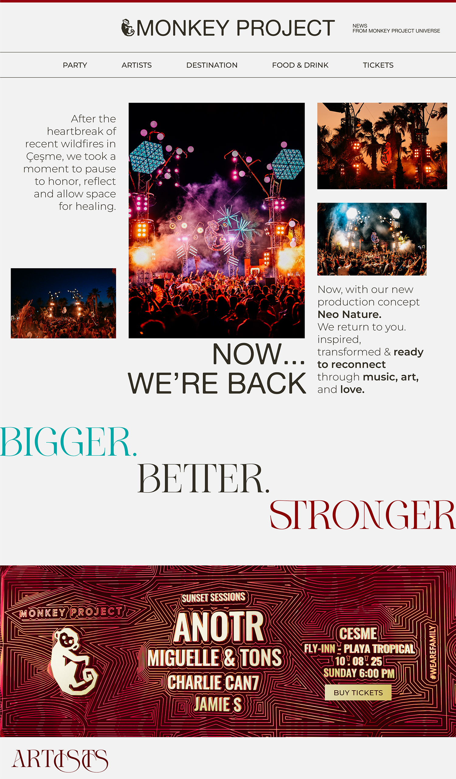 Upcoming Newsletters – Monkey Project